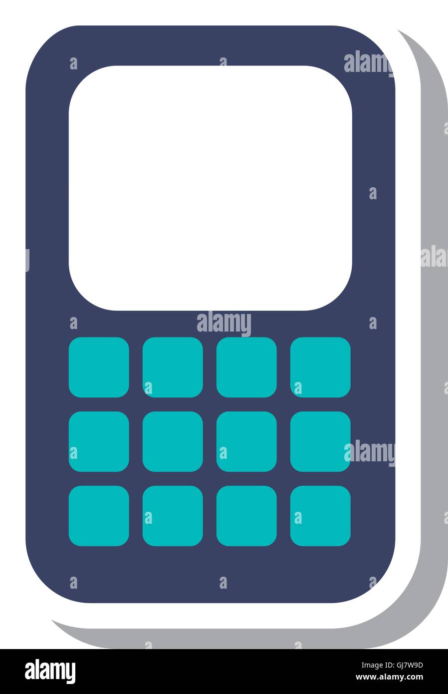cellphone silhouette isolated icon Stock Vector Image & Art - Alamy
