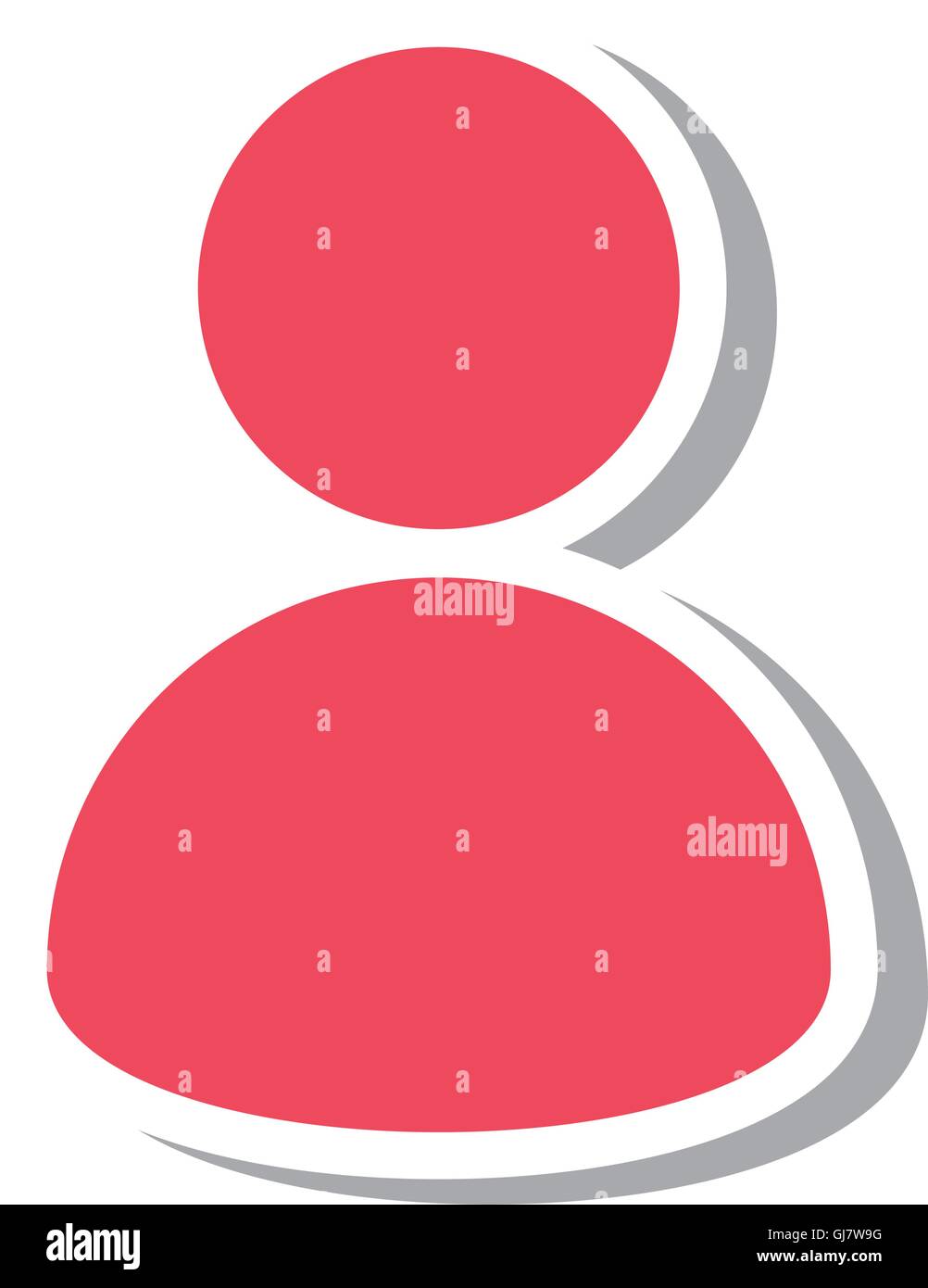 user silhouette isolated icon Stock Vector Image & Art - Alamy