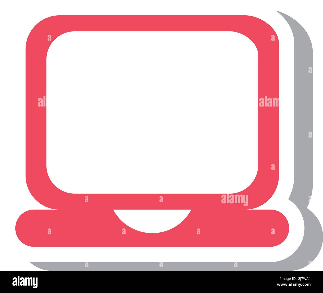 laptop computer portable icon Stock Vector Image & Art - Alamy