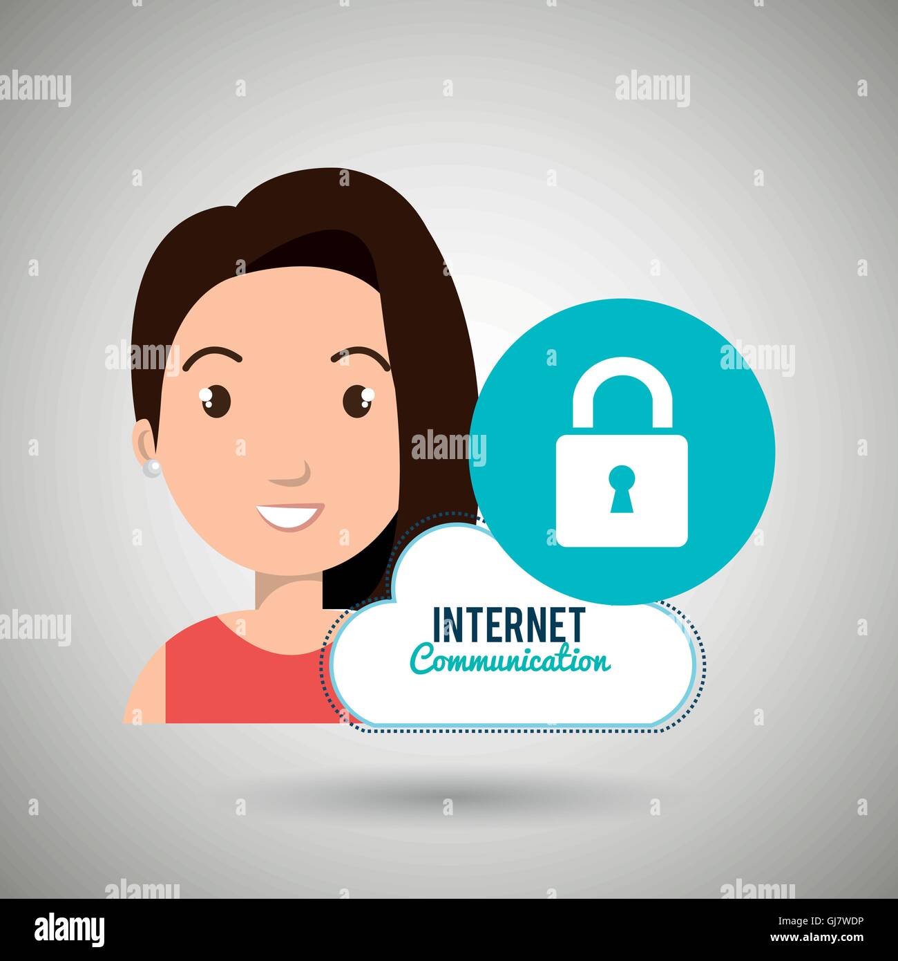 internet service cloud icon Stock Vector Image & Art - Alamy