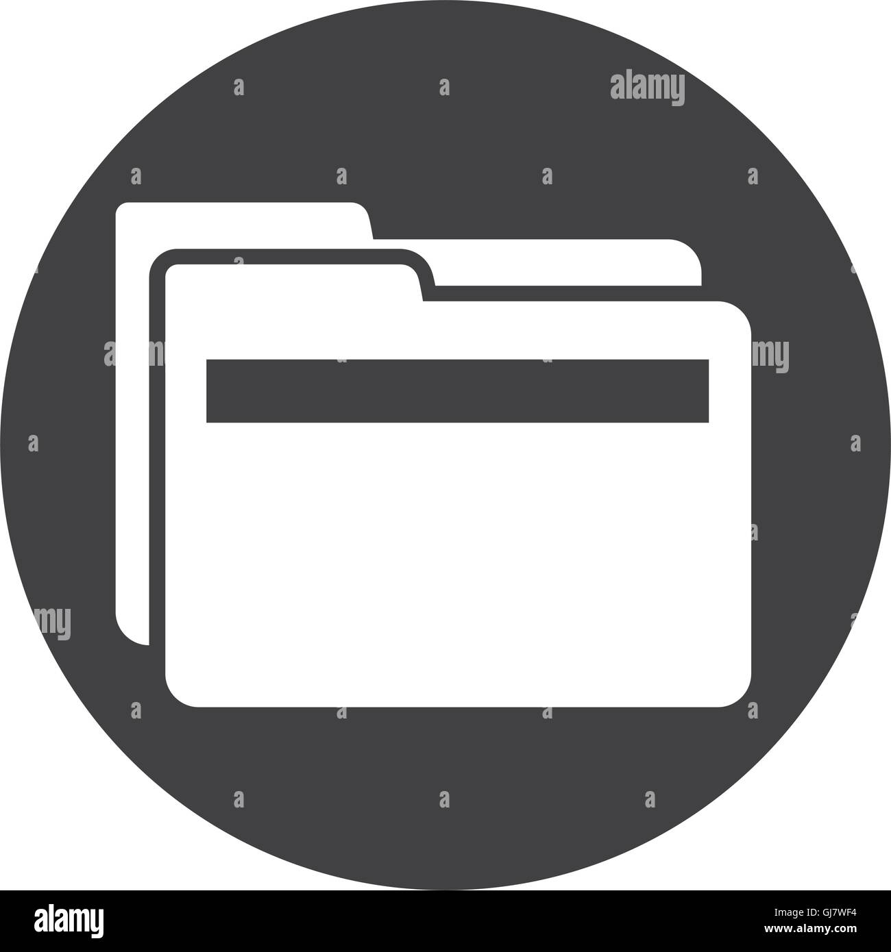 folder data document icon Stock Vector Image & Art - Alamy
