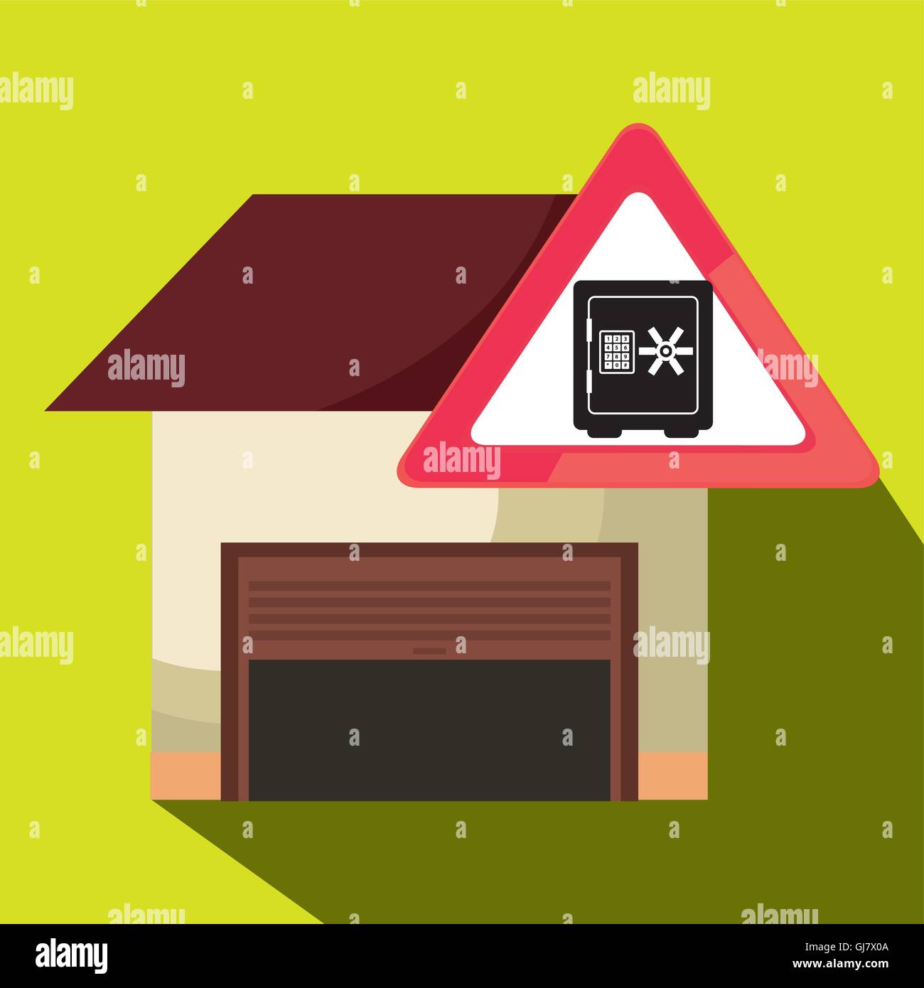 garage security safe icon Stock Vector Image & Art - Alamy