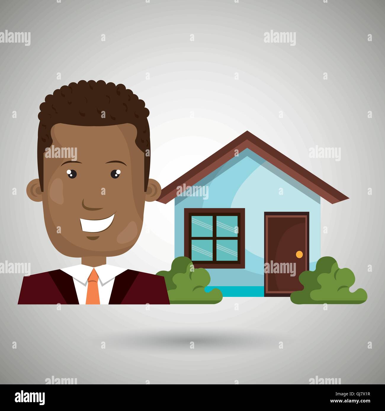 man house estate icon Stock Vector Image & Art - Alamy