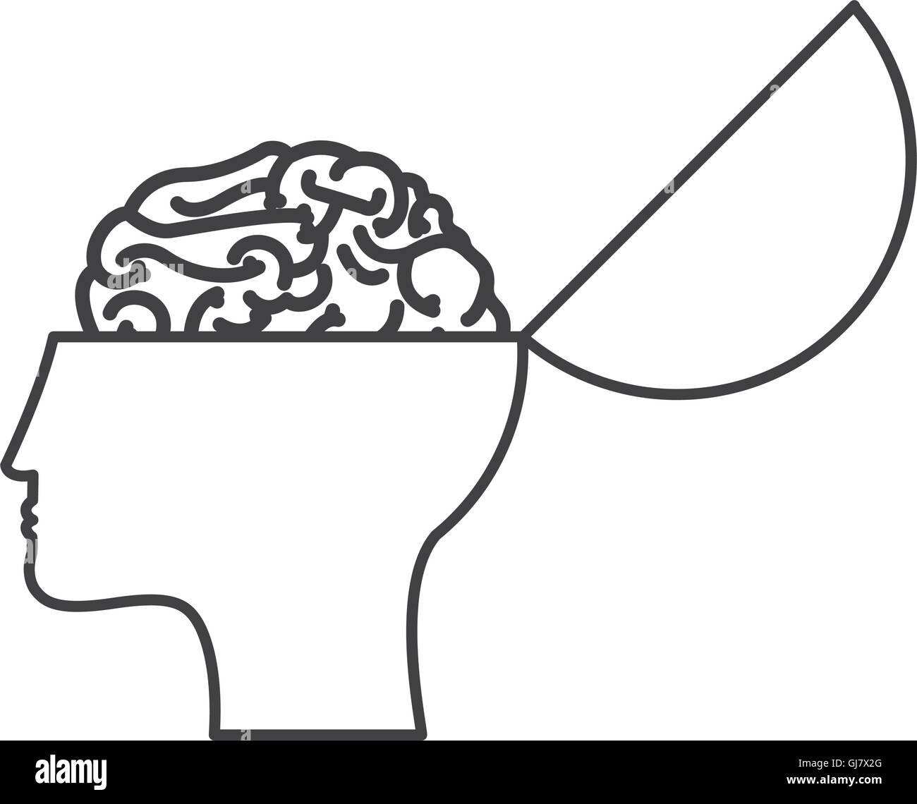 open human head and brain icon Stock Vector Image & Art - Alamy open human head and brain icon Stock Vector Image & Art - Alamy