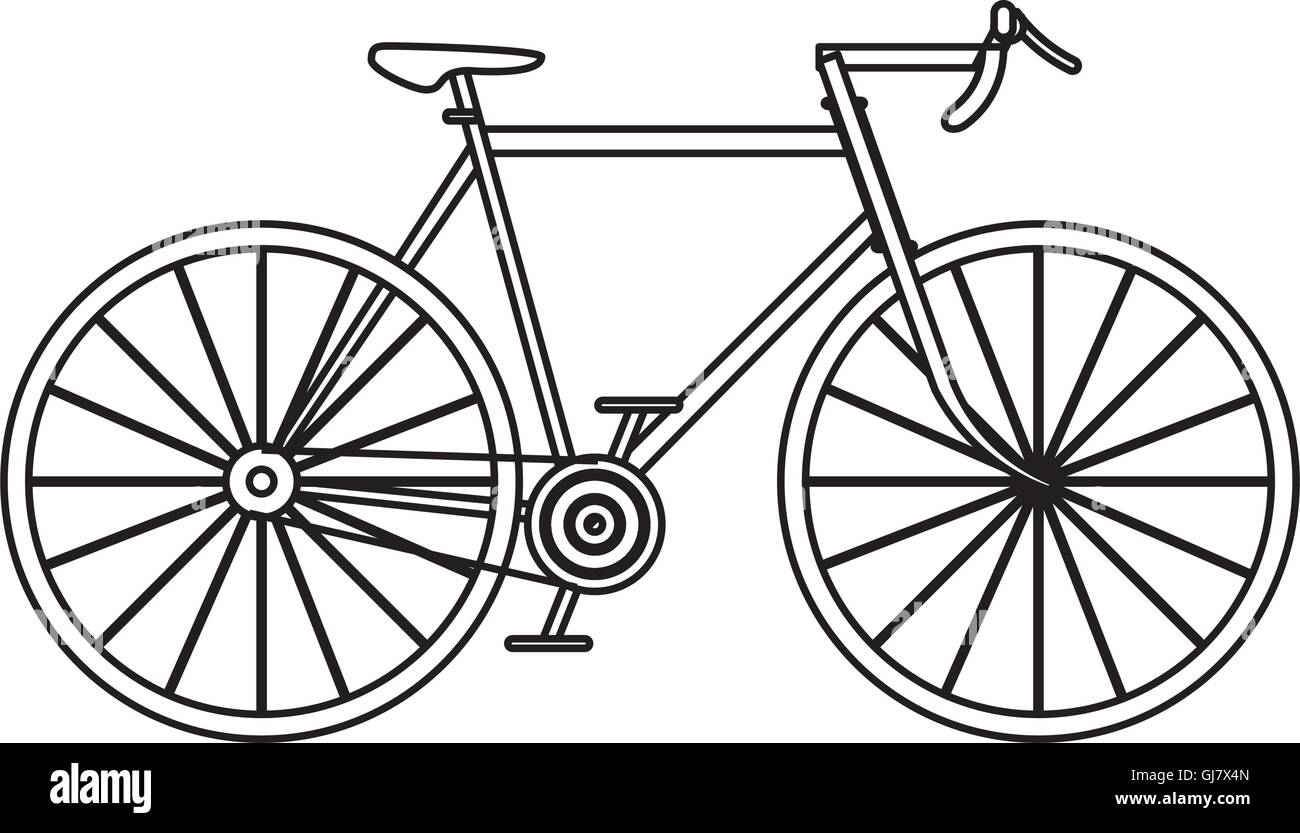 single bike icon Stock Vector Image & Art - Alamy