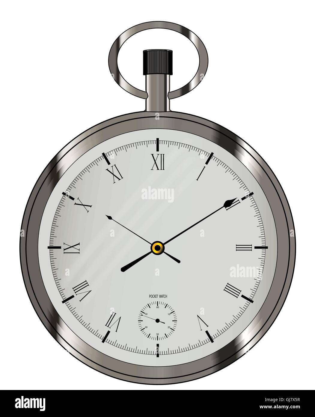 Old fashioned pocket watch Stock Vector Images - Alamy