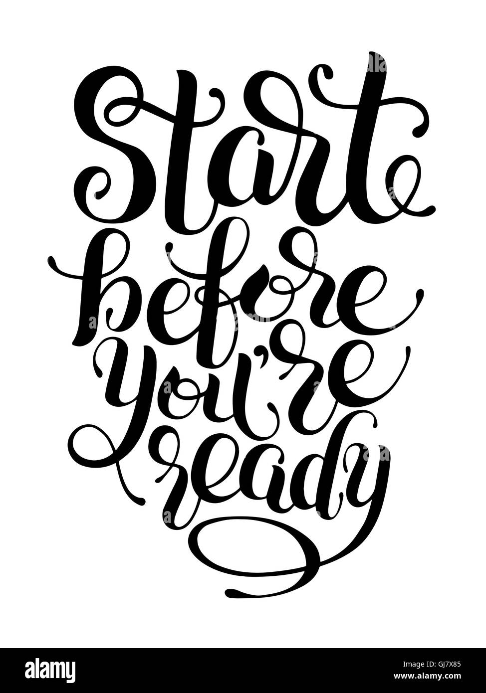 Before you start Stock Vector Images - Alamy