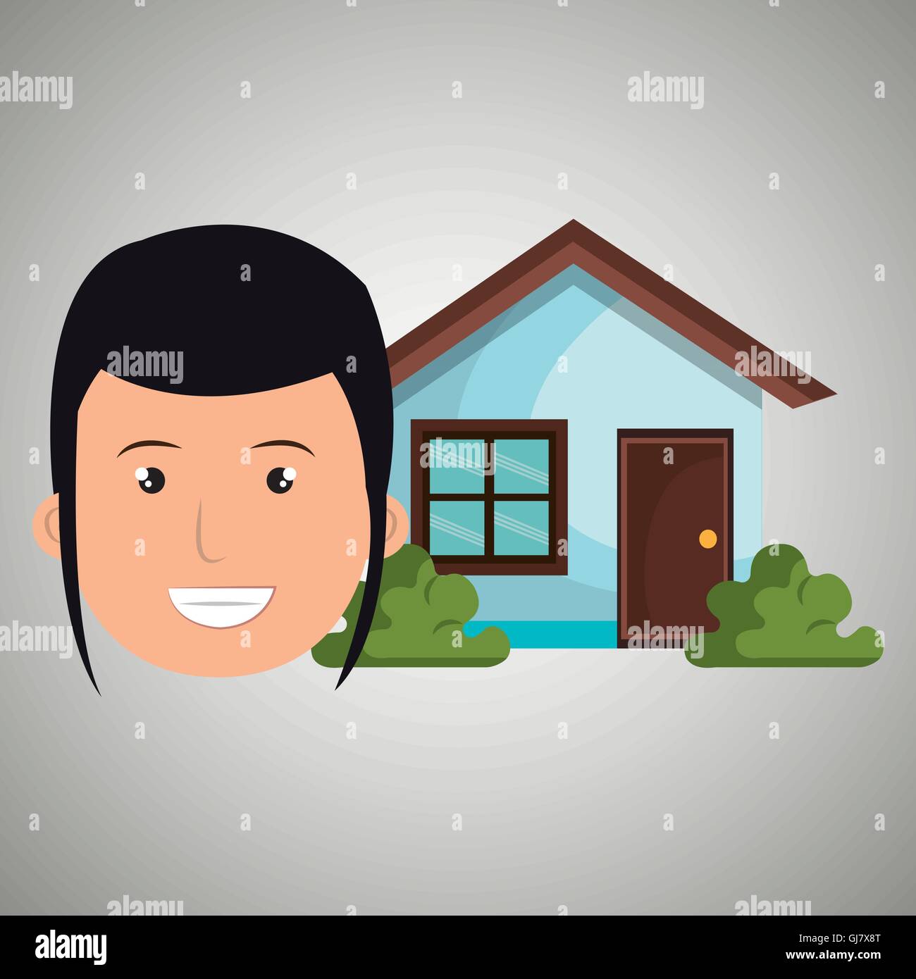 man house estate icon Stock Vector Image & Art - Alamy