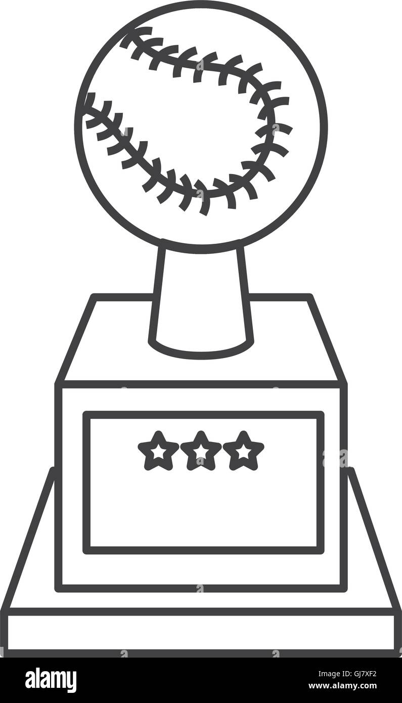 baseball trophy icon Stock Vector Image & Art - Alamy