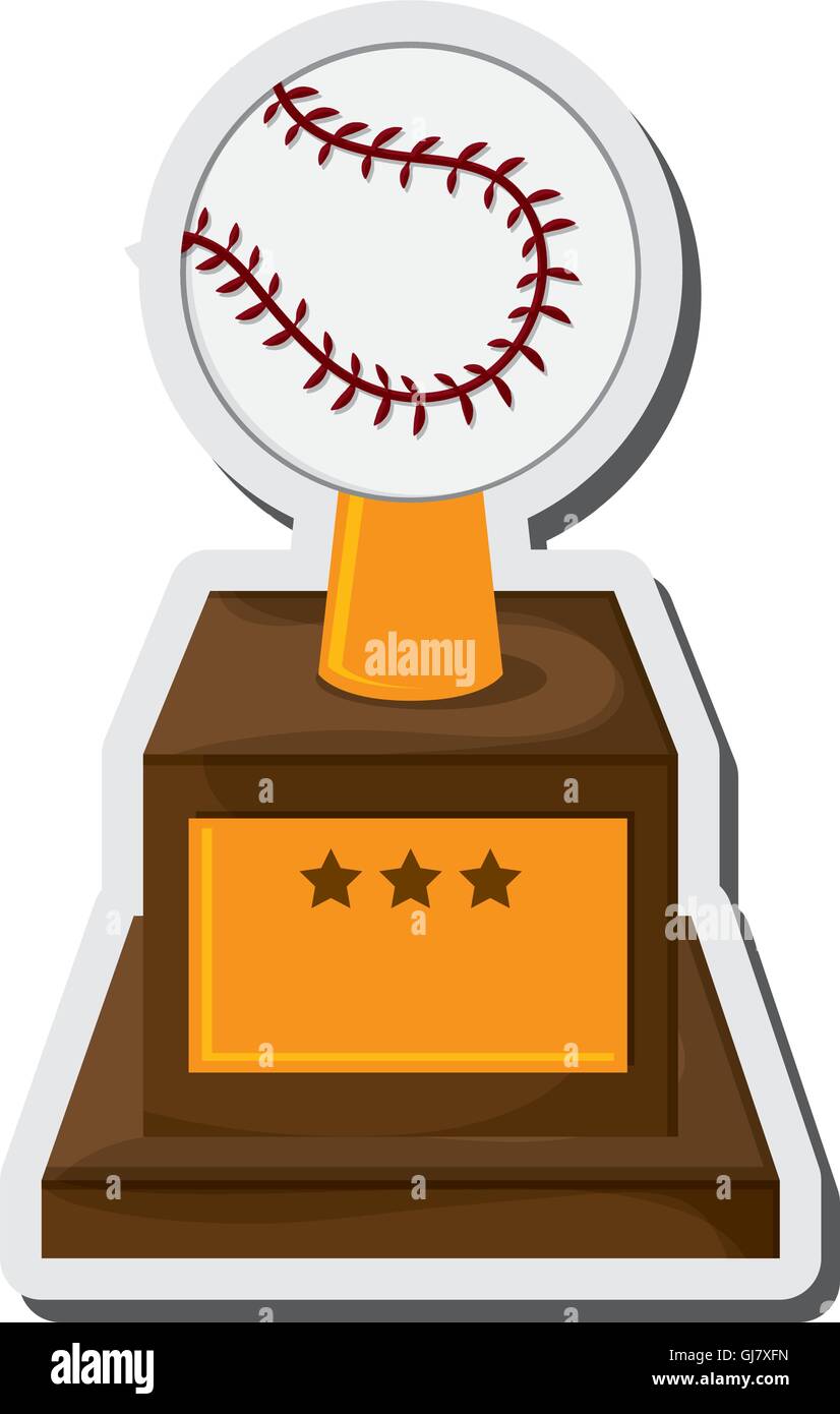 baseball trophy icon Stock Vector Image & Art - Alamy