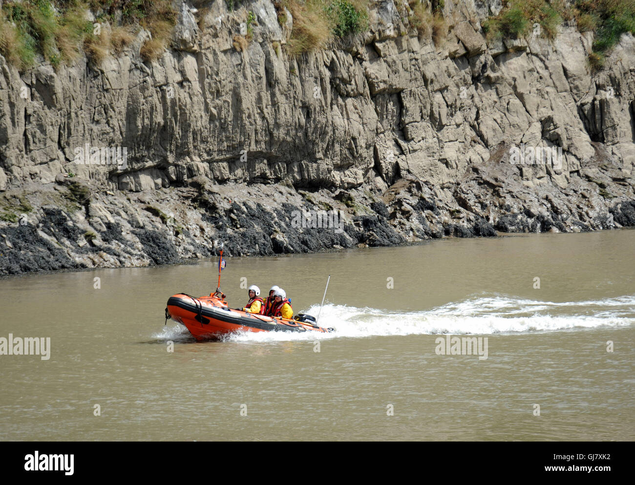 Severn Area Rescue Association SARA Lifeboat exercise on the River Wye ...