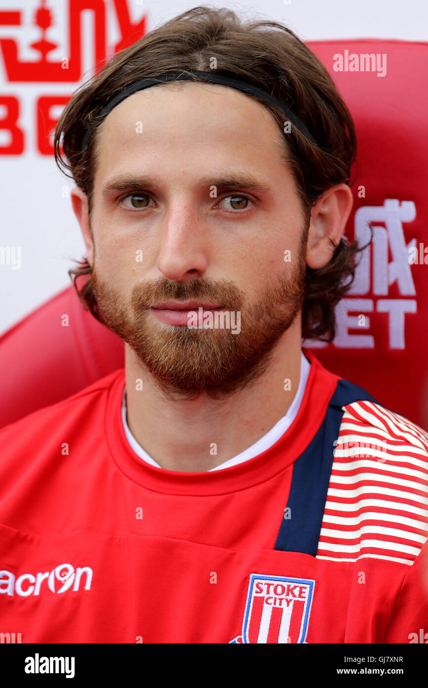 Stoke City's Joe Allen during the Premier League match at the Riverside ...