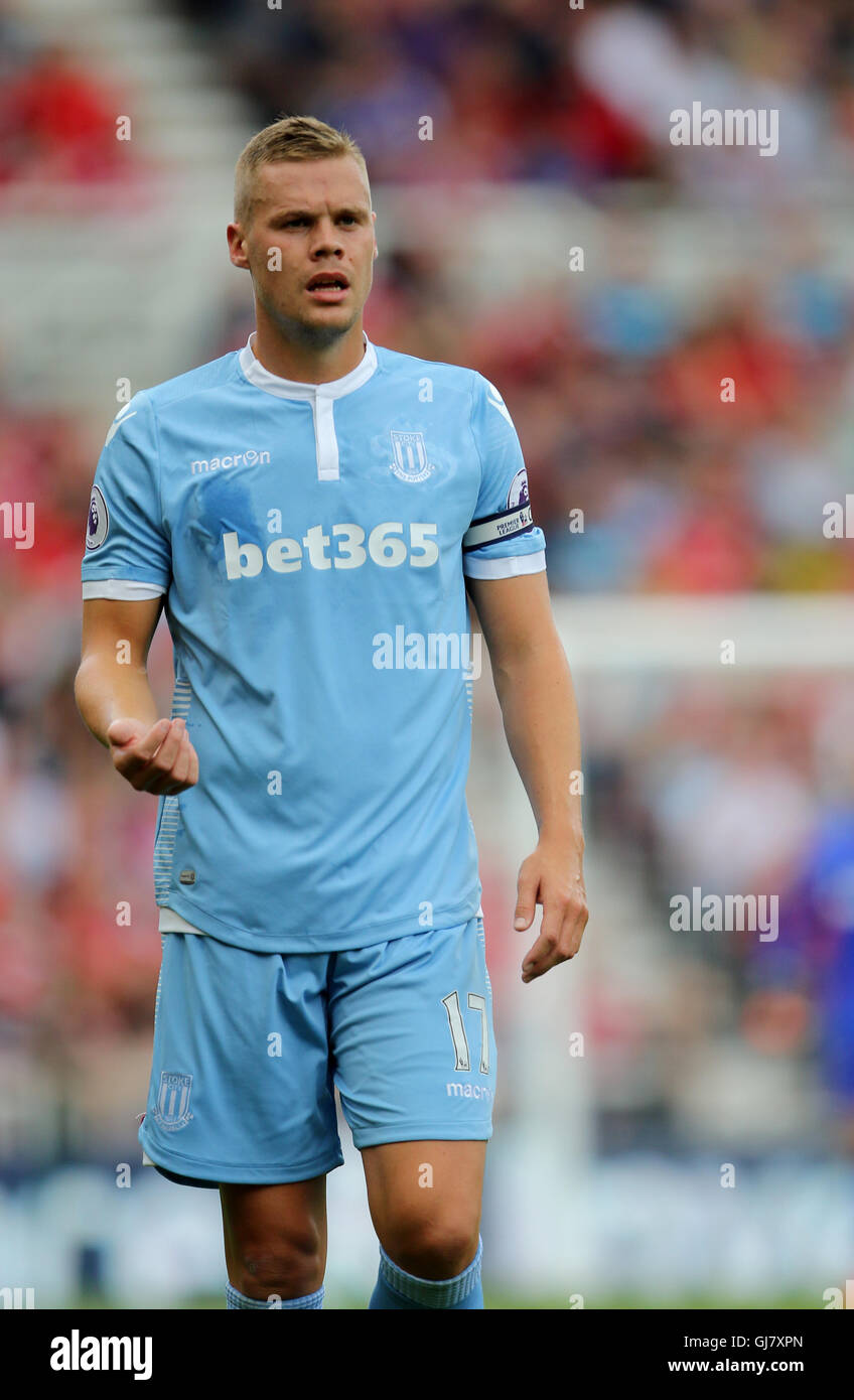 Stoke City's Ryan Shawcross during the Premier League match at the ...