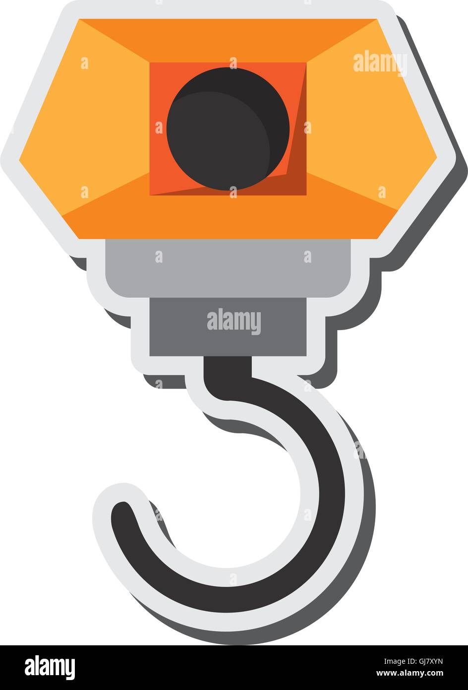 industrial lifting hook icon Stock Vector Image & Art - Alamy