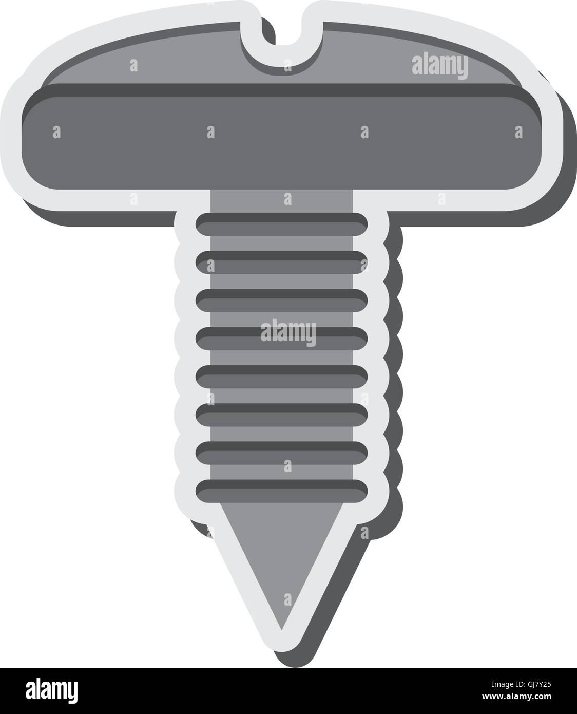 screw nut icon Stock Vector Image & Art - Alamy