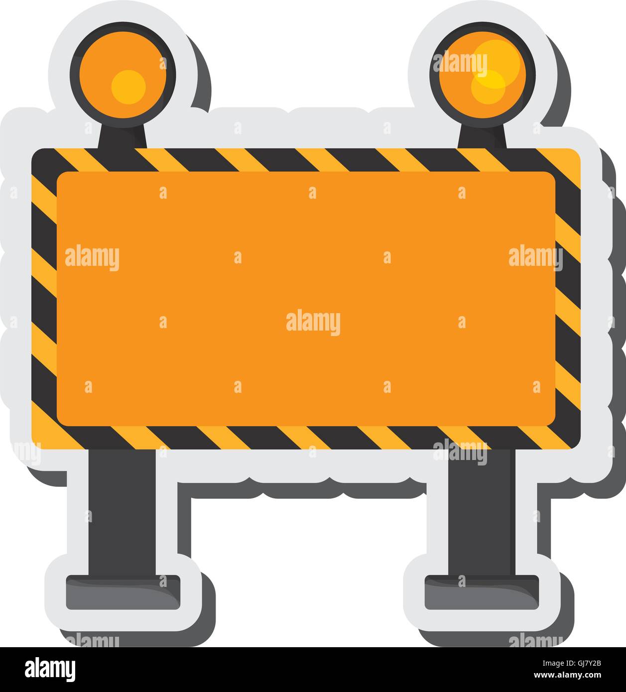 Road under construction enter Stock Vector Images - Alamy