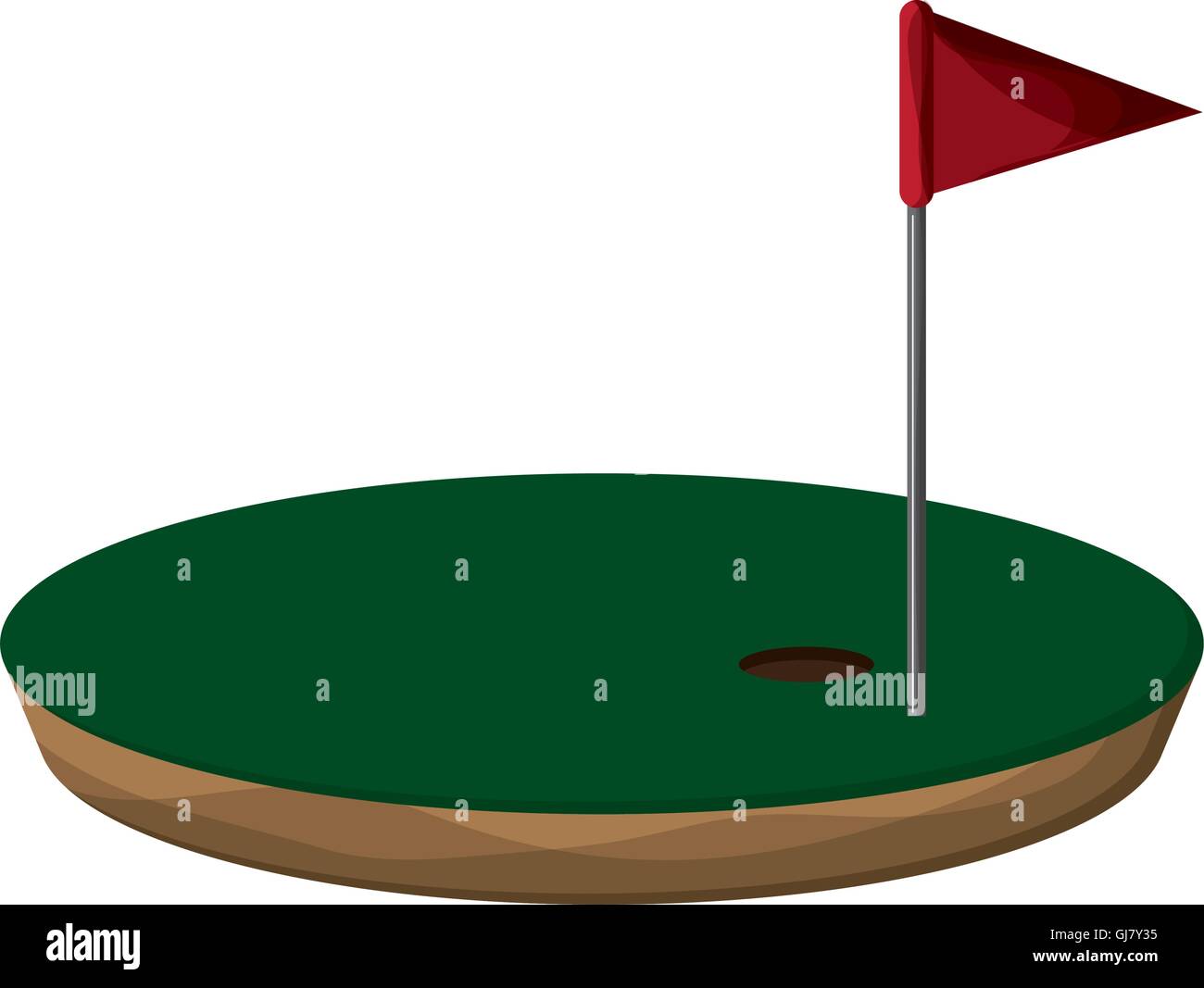 golf hole icon Stock Vector Image & Art - Alamy