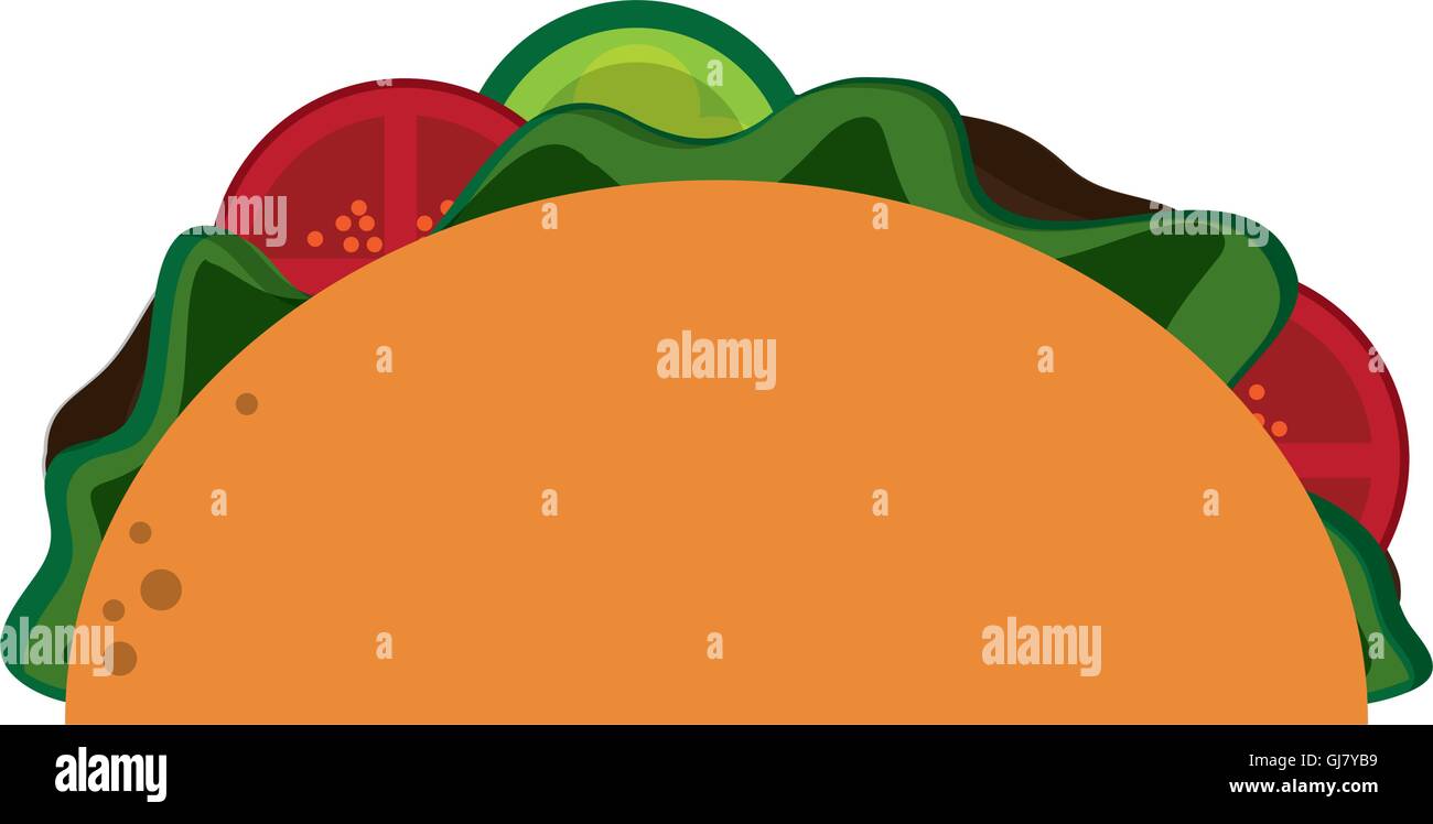 single taco icon Stock Vector Image & Art - Alamy