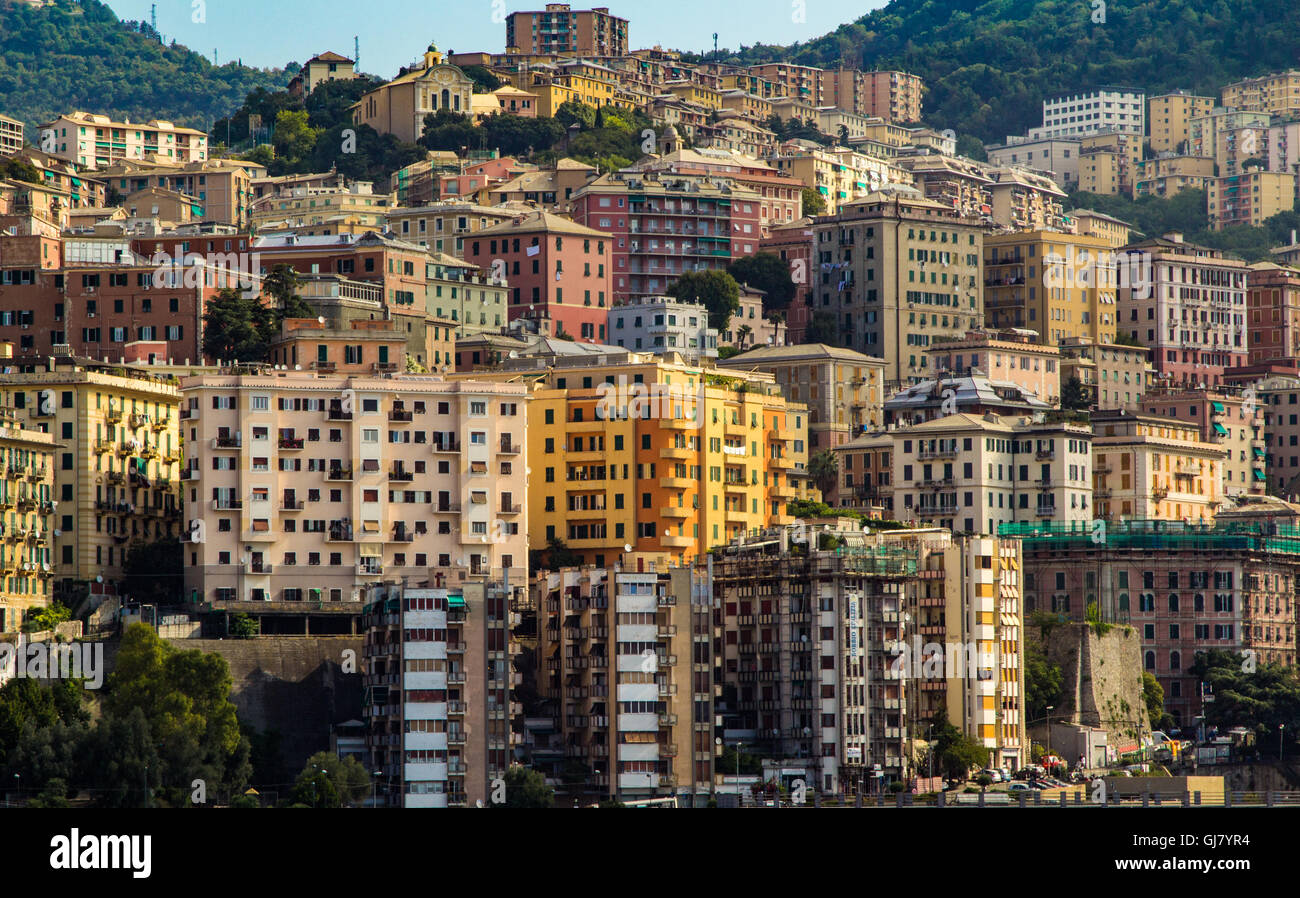 Genoa harbour historic hi-res stock photography and images - Alamy