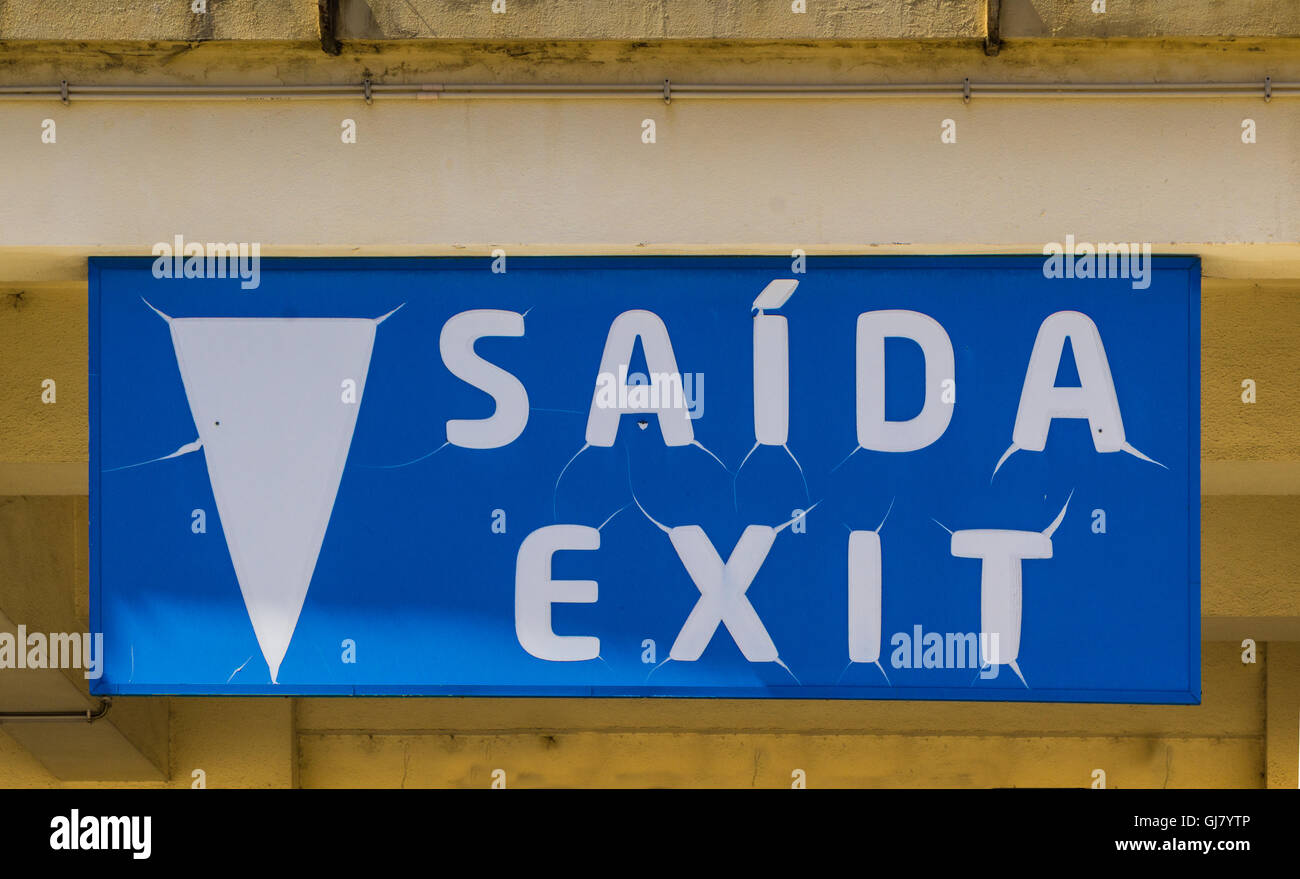 Direction Exit High Resolution Stock Photography and Images - Alamy