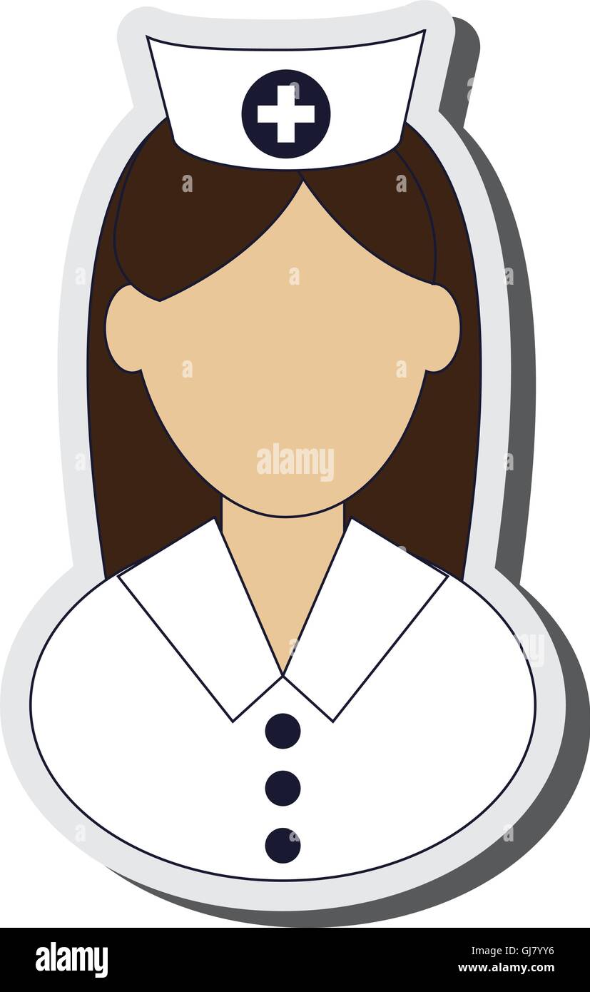 female nurse icon Stock Vector Image & Art - Alamy