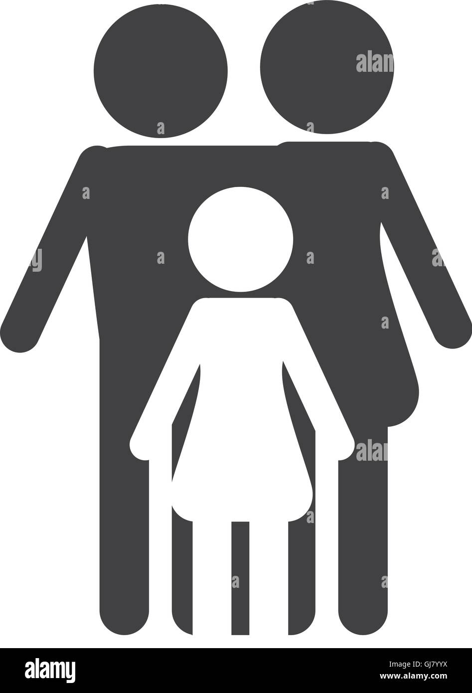 family pictogram icon Stock Vector Image & Art - Alamy