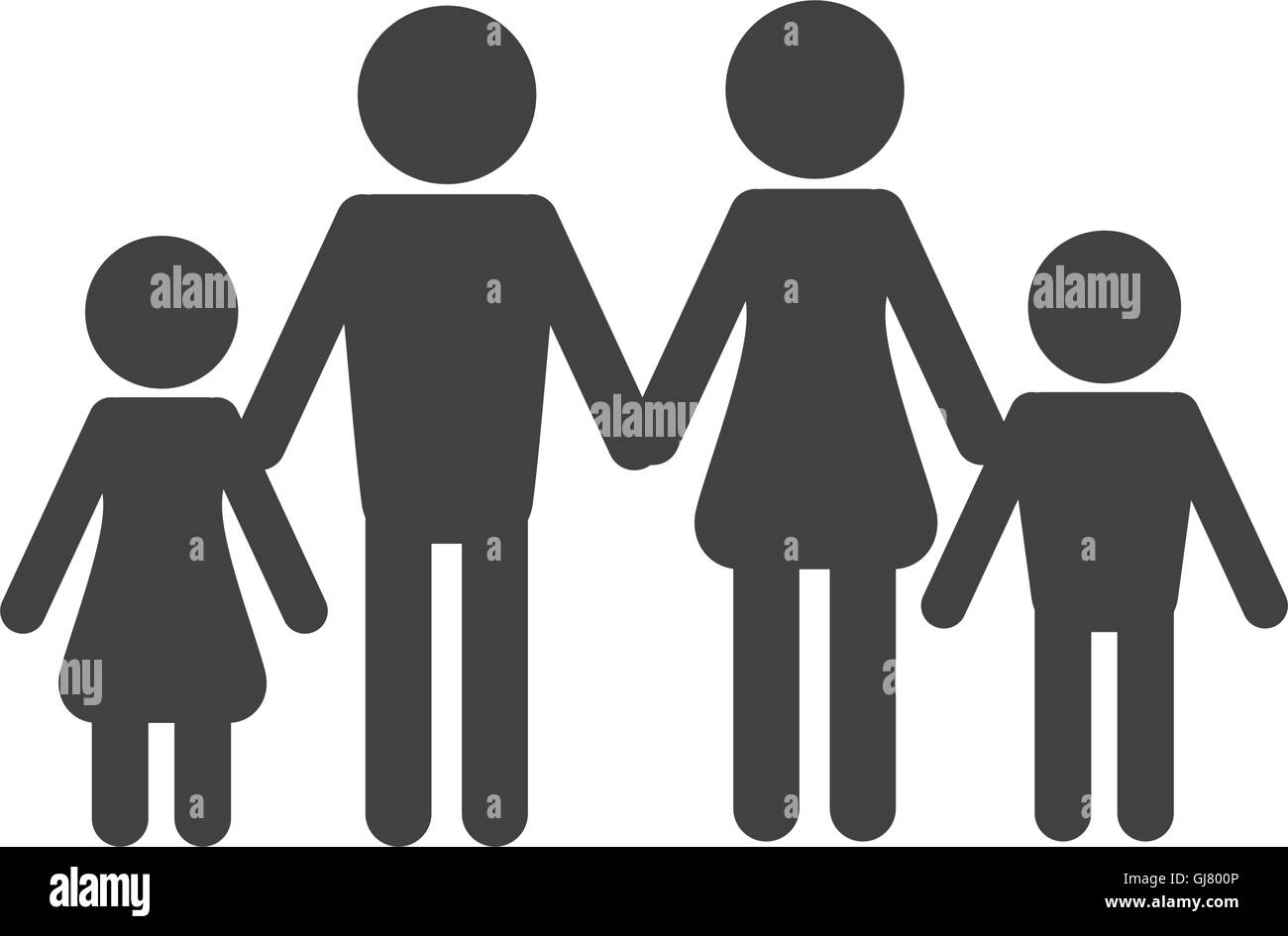 family pictogram icon Stock Vector Image & Art - Alamy