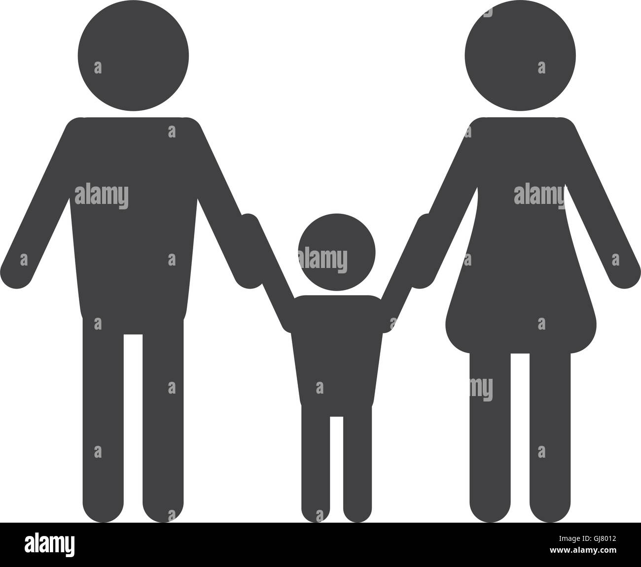 family pictogram icon Stock Vector Image & Art - Alamy