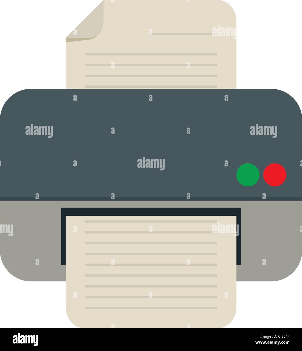 printer office object instrument icon Stock Vector Image & Art - Alamy