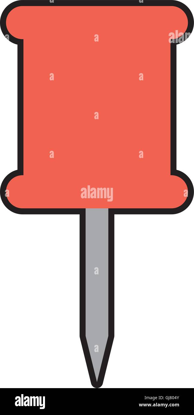 pin office object instrument icon Stock Vector Image & Art - Alamy