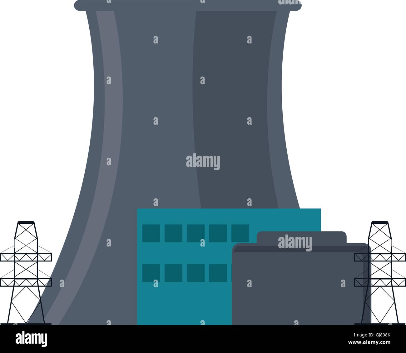 nuclear plant icon Stock Vector Image & Art - Alamy