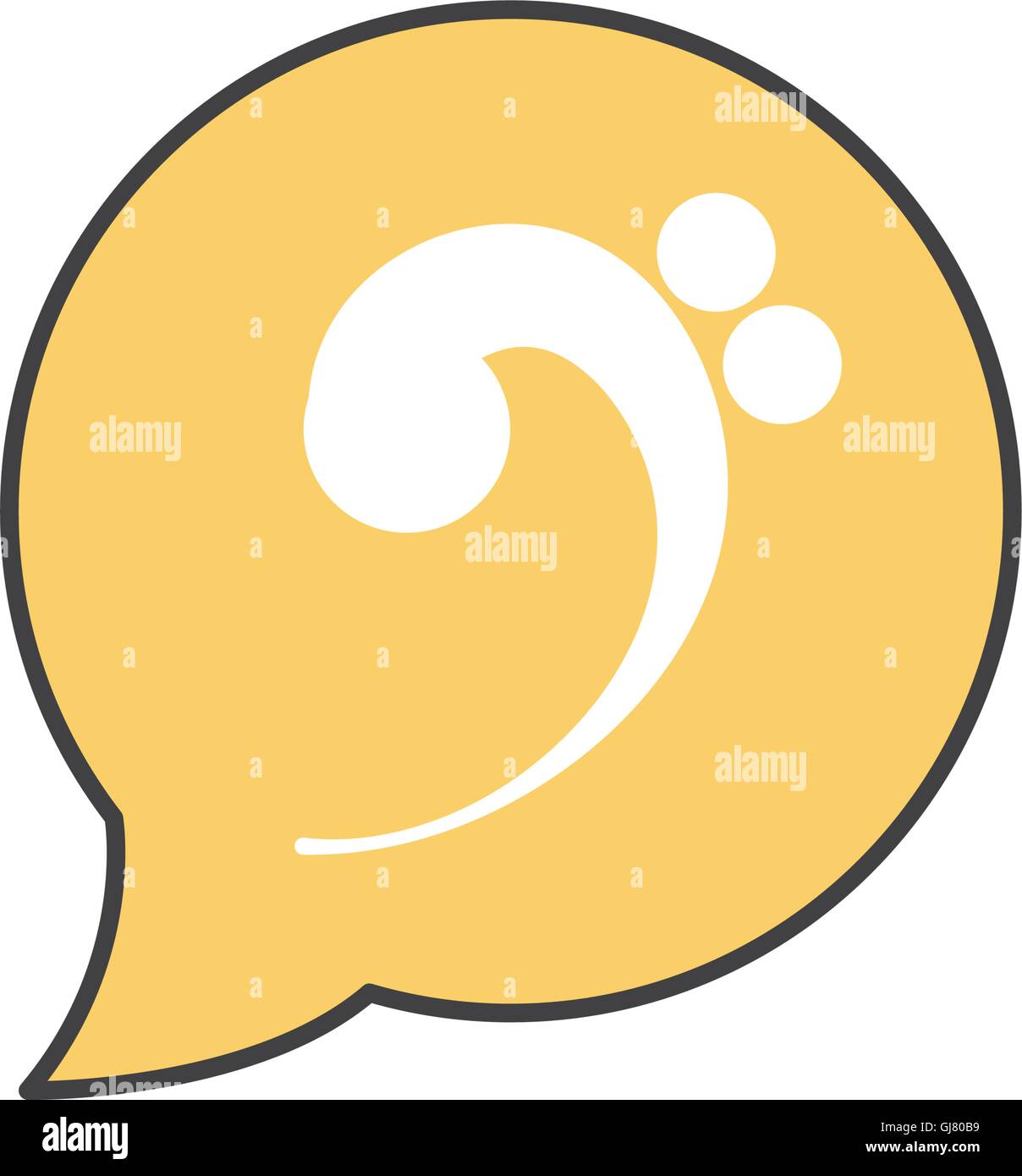 music note bubble sound icon Stock Vector Image & Art - Alamy