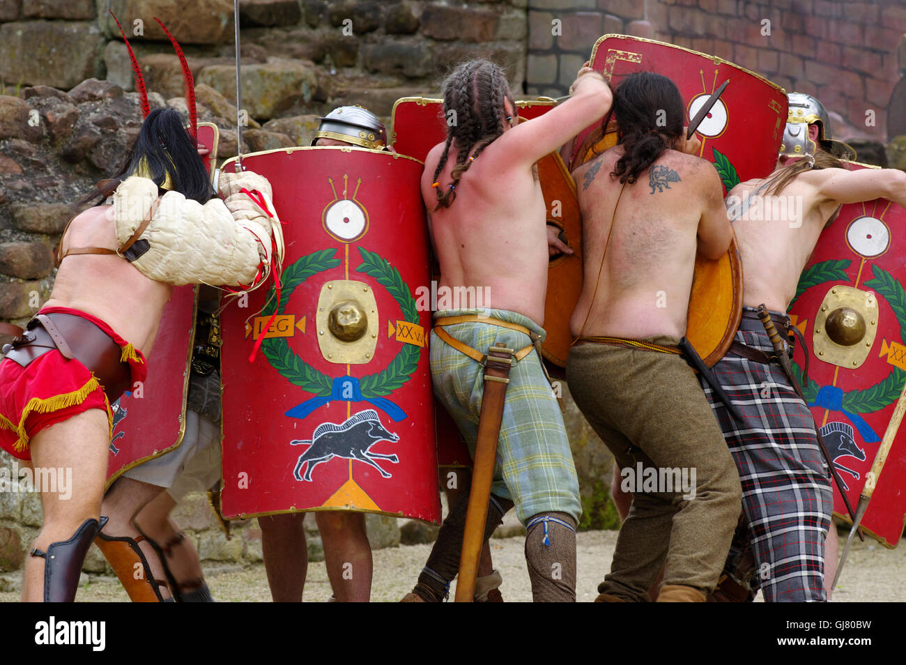 Chester Roman Event Stock Photo - Alamy