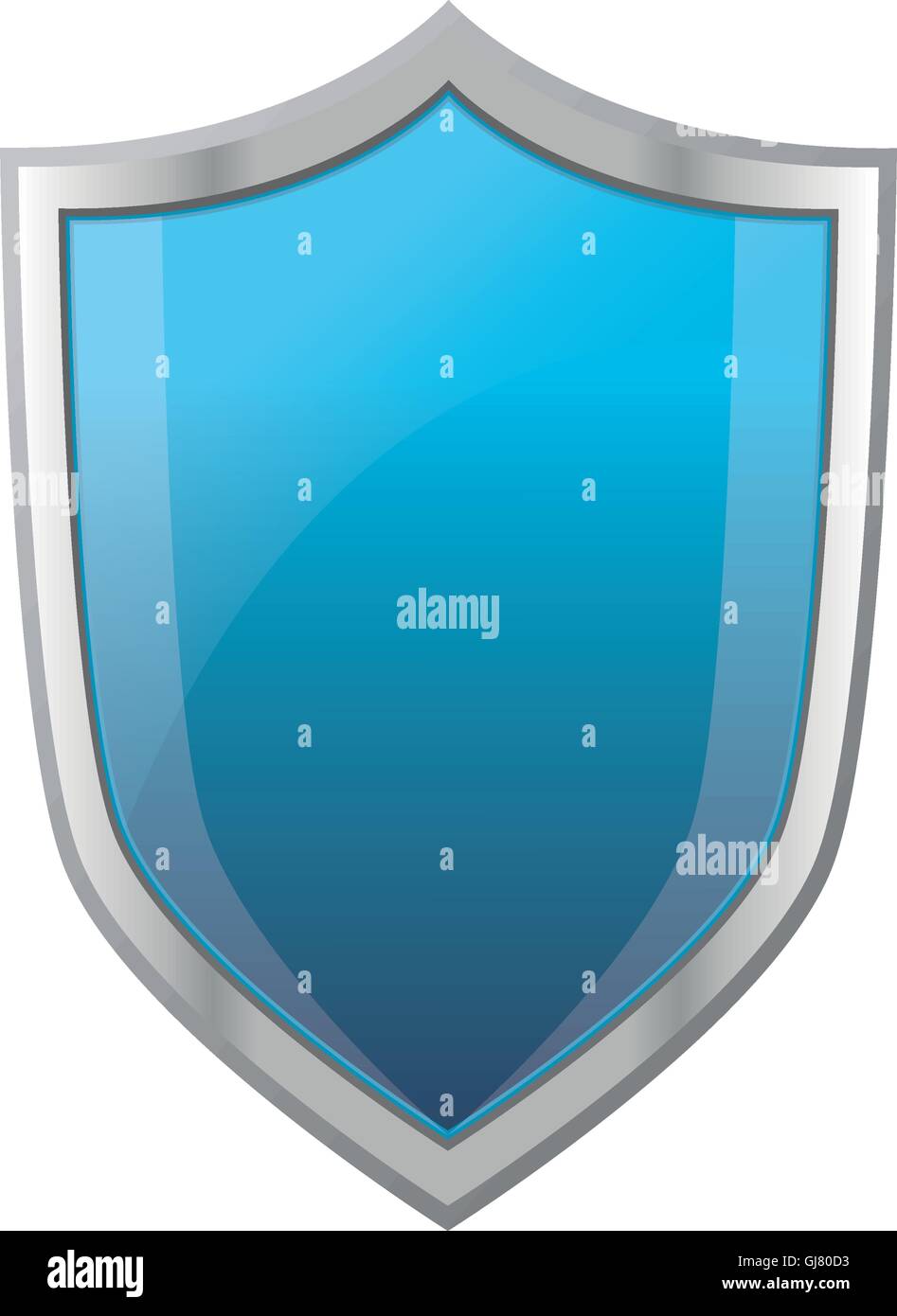 blue shield emblem icon Stock Vector Image & Art - Alamy