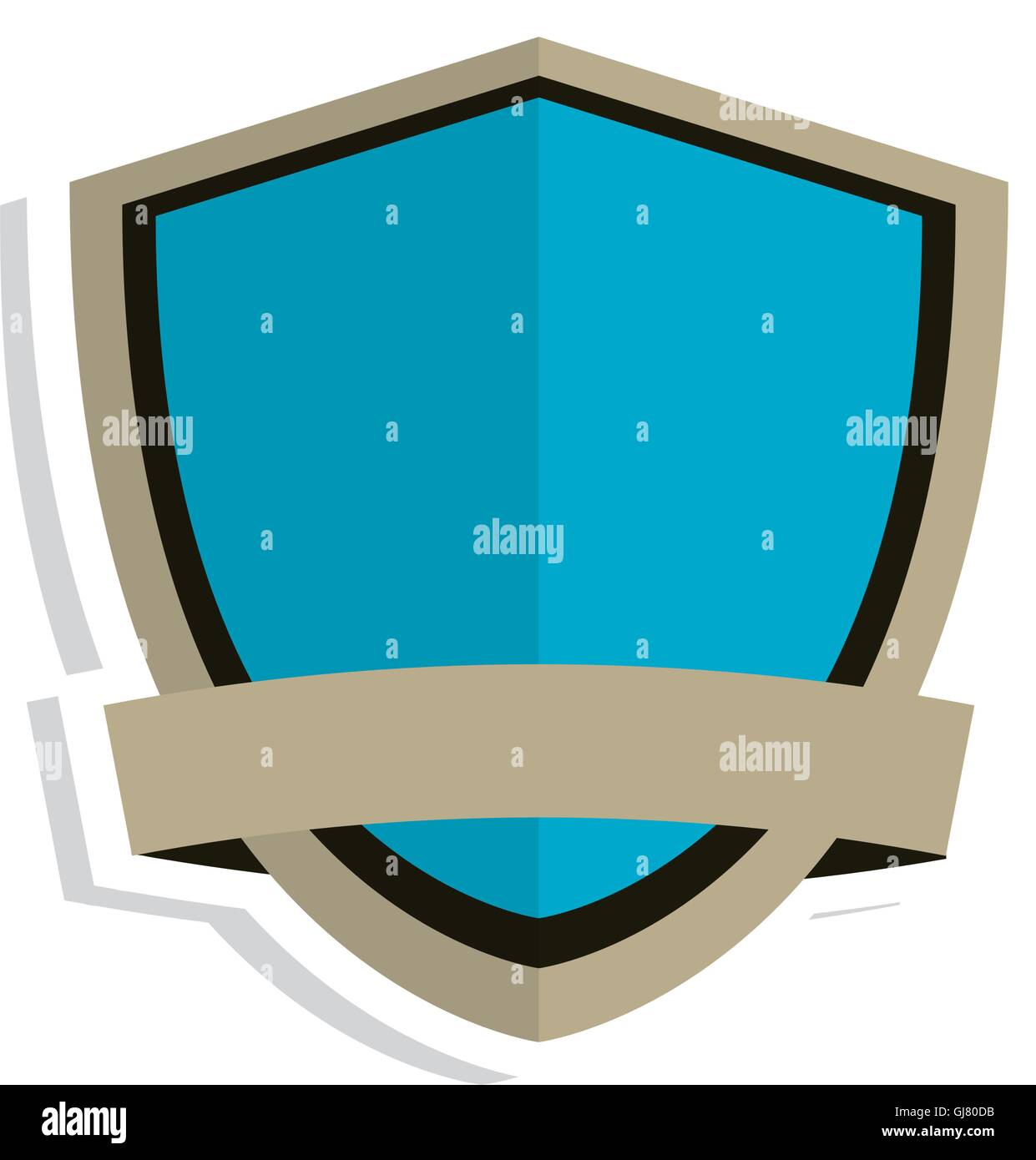 blue shield emblem icon Stock Vector Image & Art - Alamy