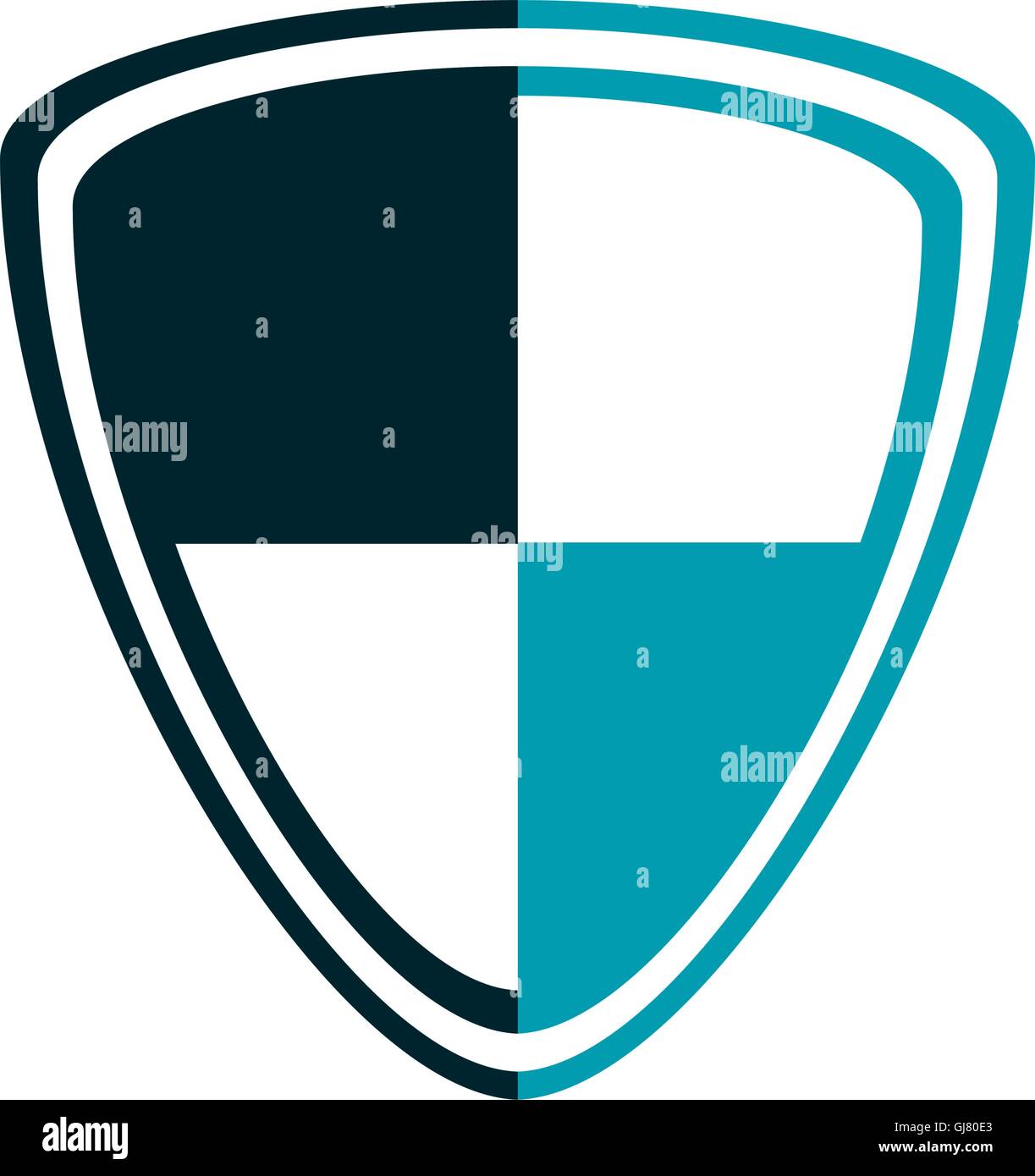 blue shield emblem icon Stock Vector Image & Art - Alamy