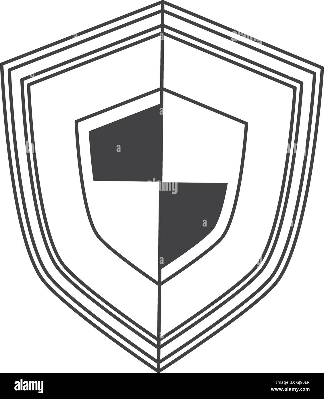 shield emblem icon Stock Vector Image & Art - Alamy