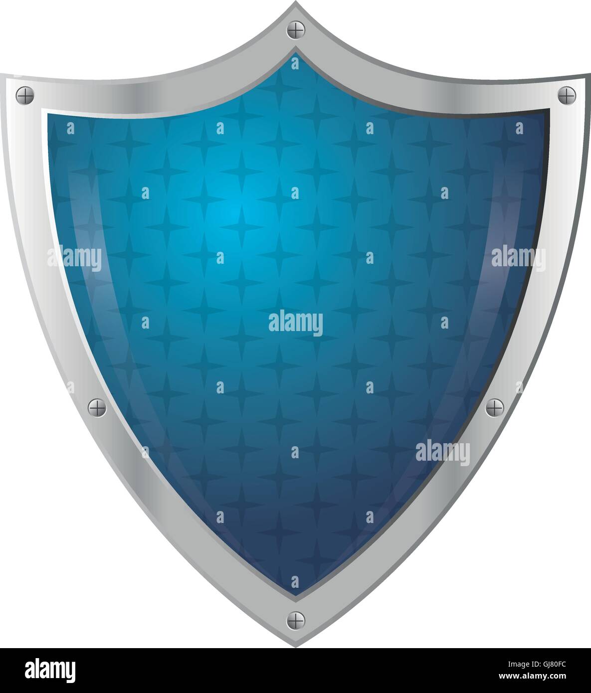 blue shield emblem icon Stock Vector Image & Art - Alamy