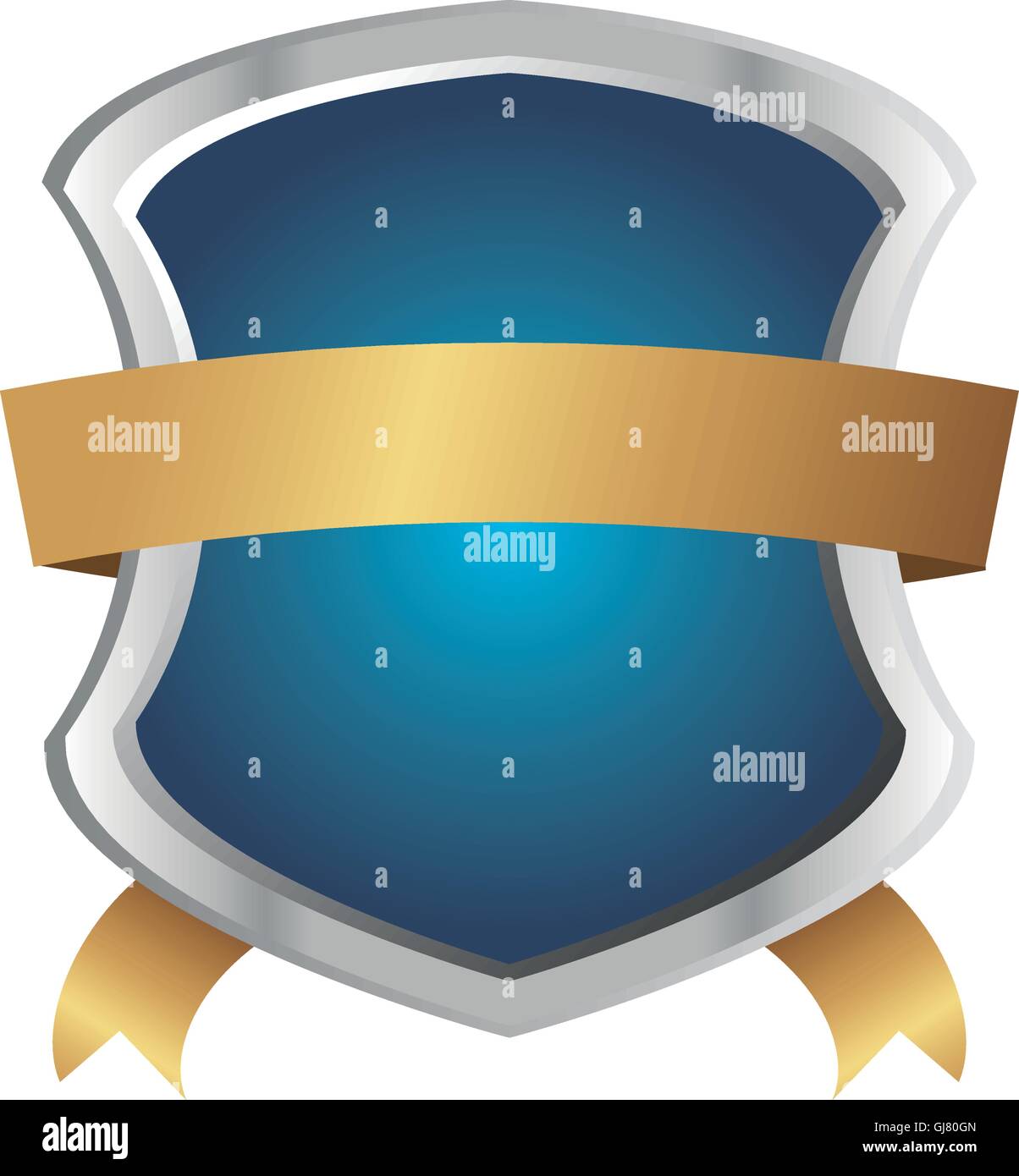 blue shield emblem icon Stock Vector Image & Art - Alamy