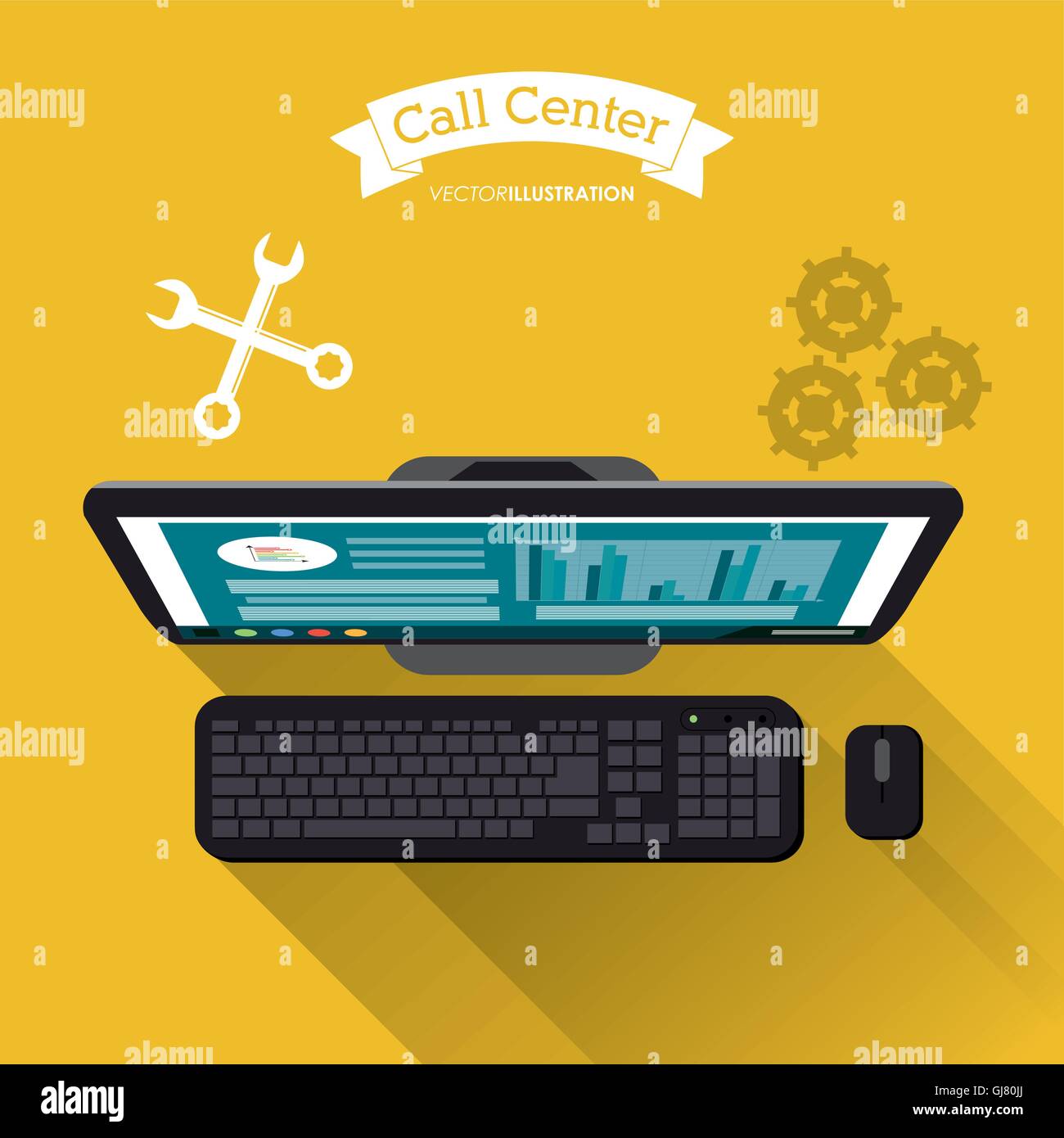 computer call center icon Stock Vector Image & Art - Alamy