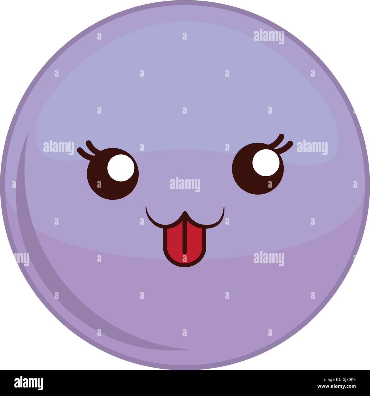 Kawaii sphere expression icon Stock Vector Image & Art - Alamy