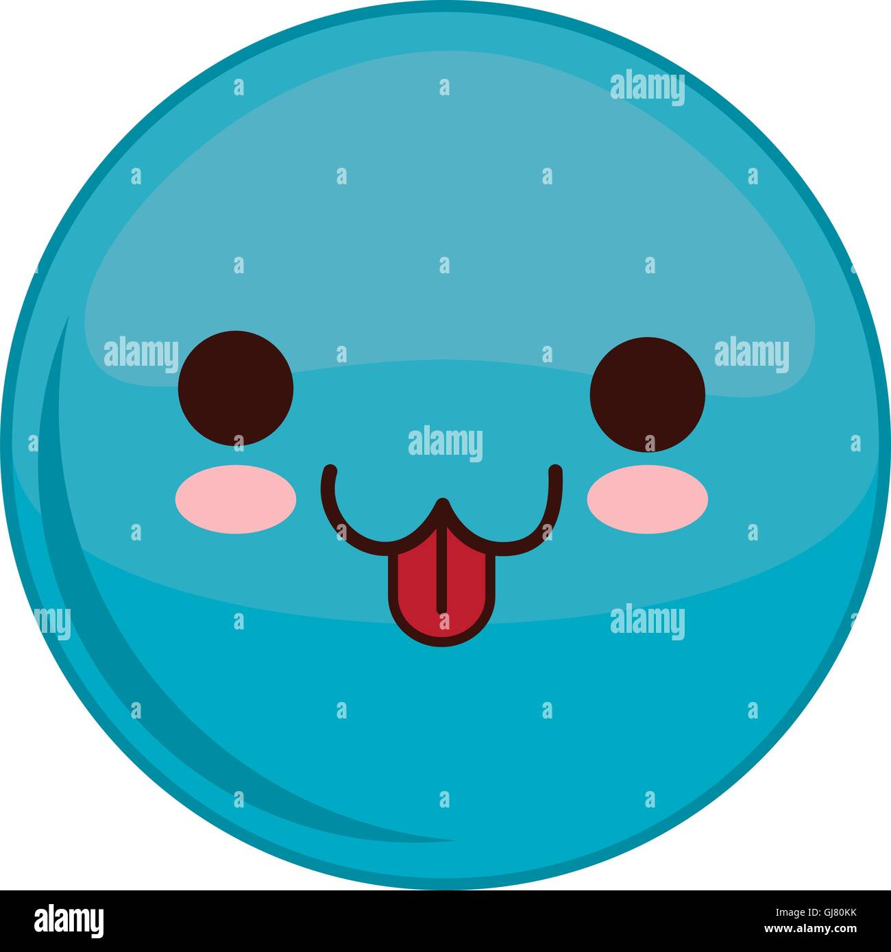 Kawaii sphere expression icon Stock Vector Image & Art - Alamy