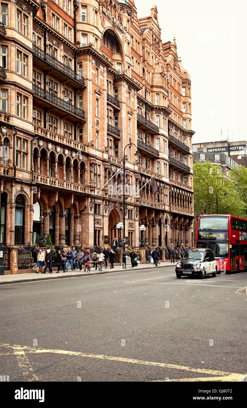 Street, town, taxi, bus Stock Photo - Alamy