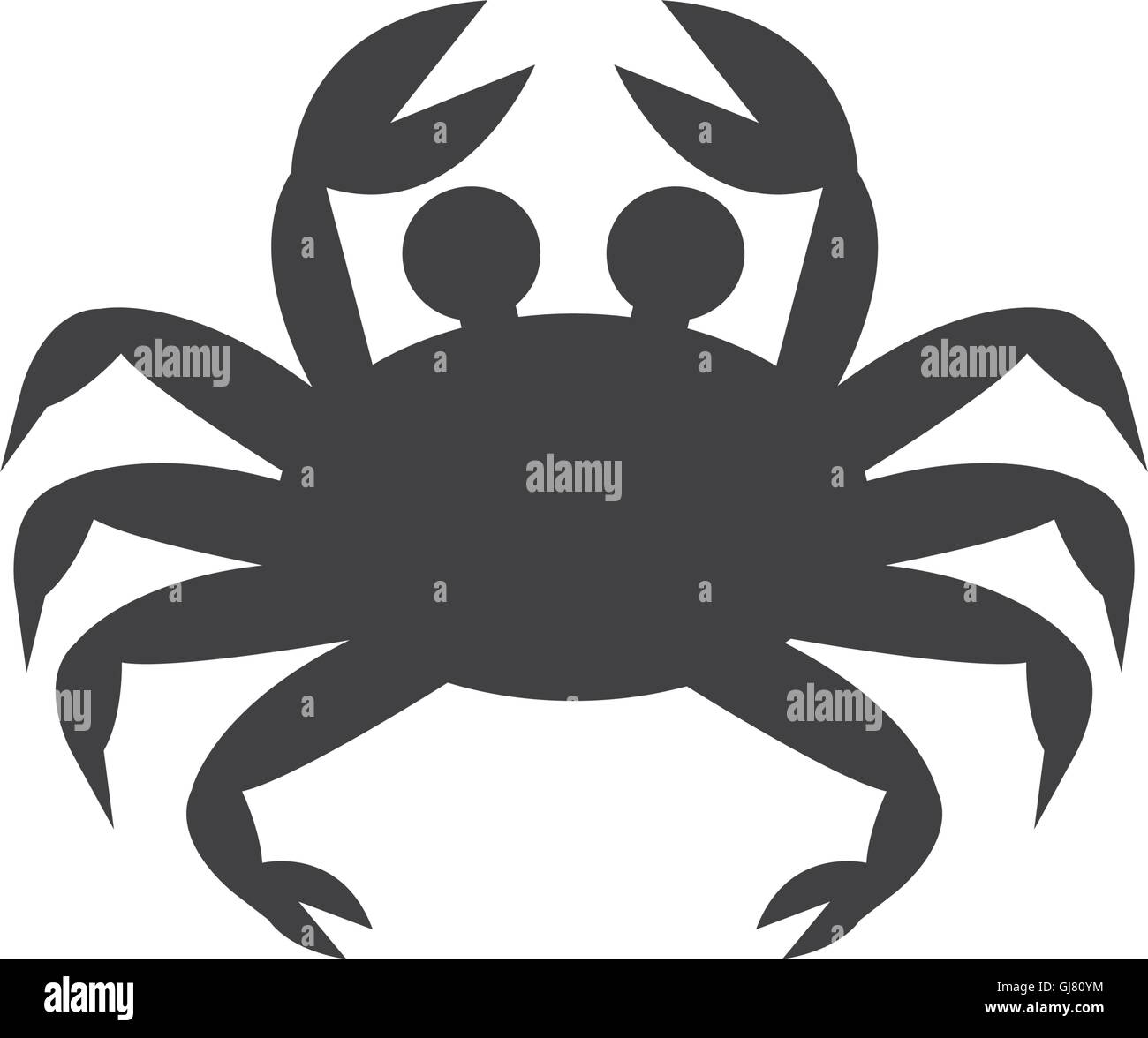 crab cute animal sea little icon Stock Vector Image & Art - Alamy