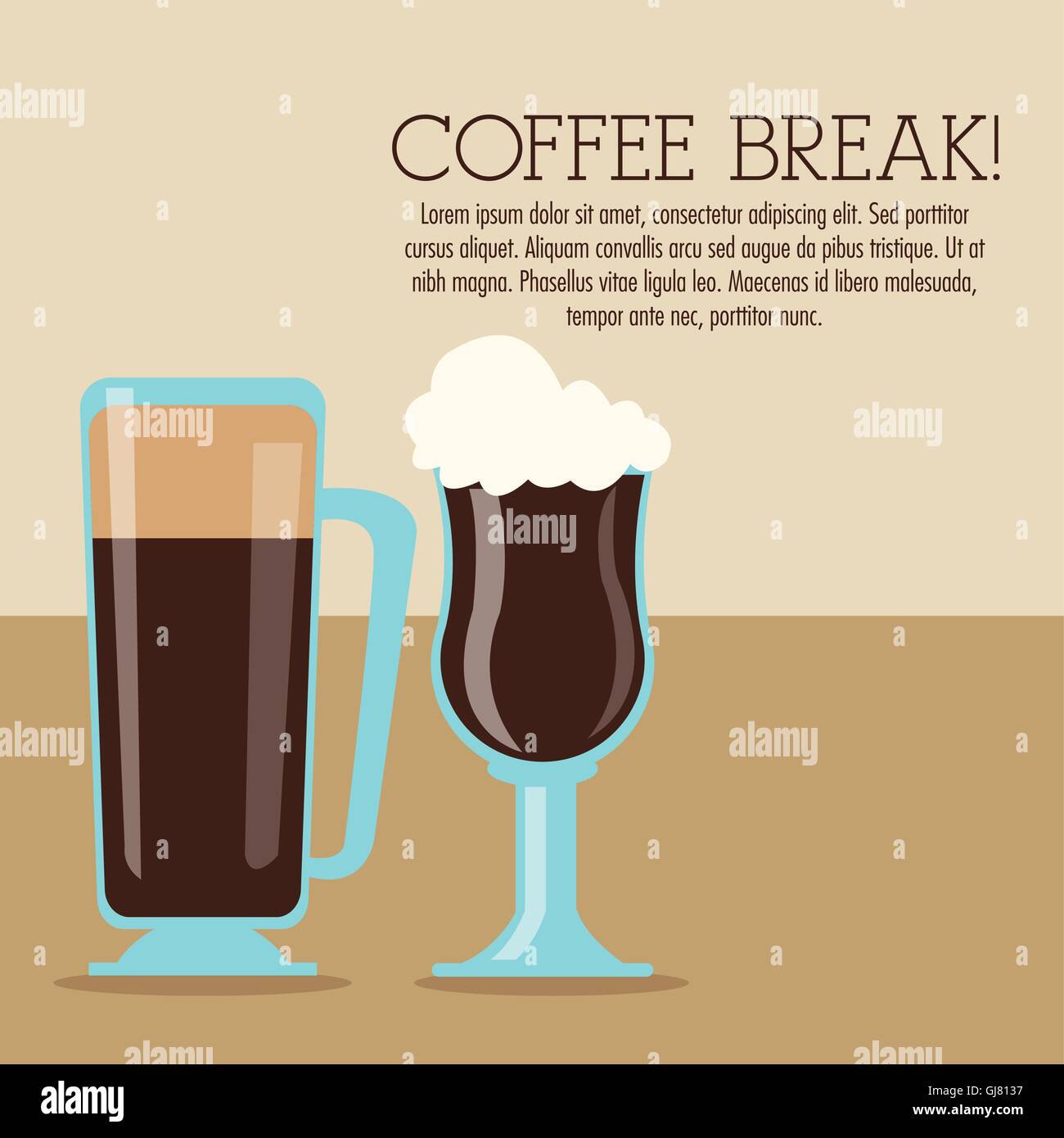 coffee break shop icon.Vector graphic Stock Vector Image & Art - Alamy