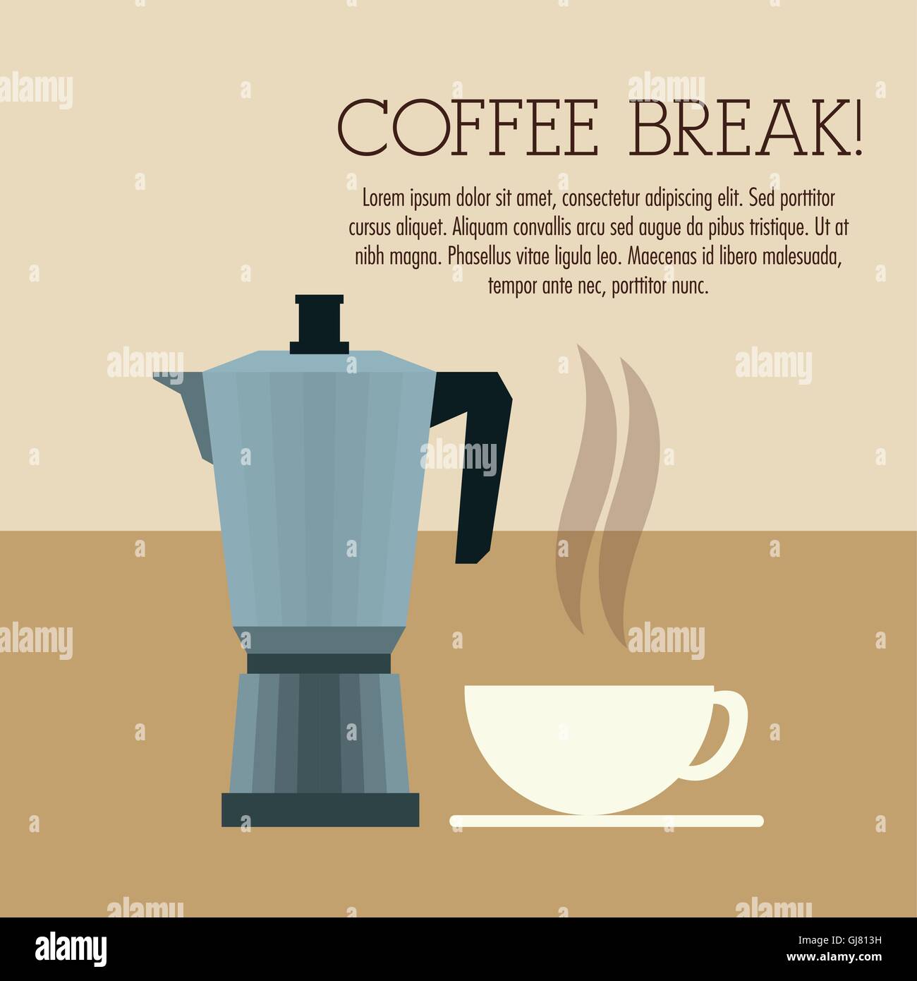 coffee break shop icon.Vector graphic Stock Vector Image & Art - Alamy