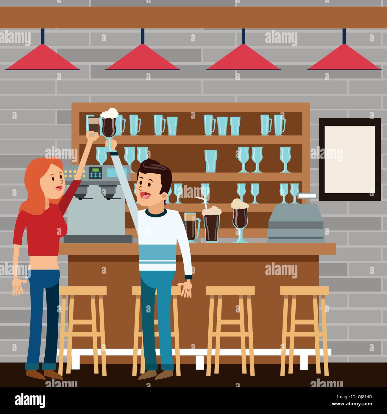 people coffee break shop icon.Vector graphic Stock Vector Image & Art ...