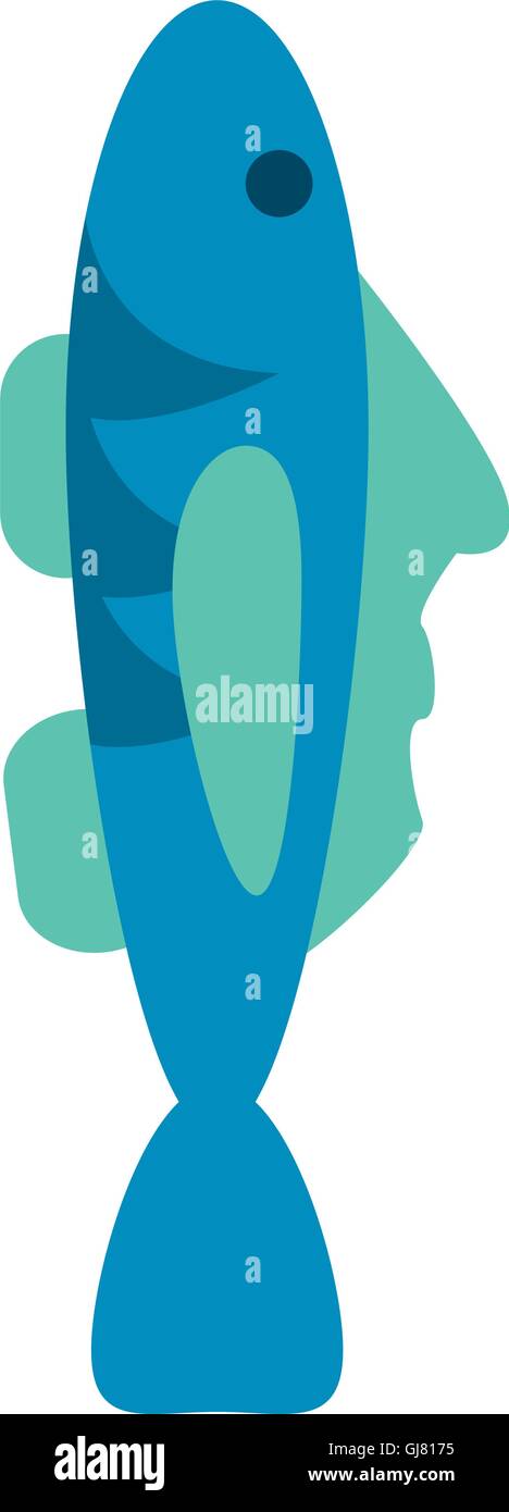 single fish icon Stock Vector Image & Art - Alamy