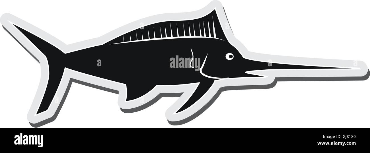 single swordfish icon Stock Vector Image & Art - Alamy