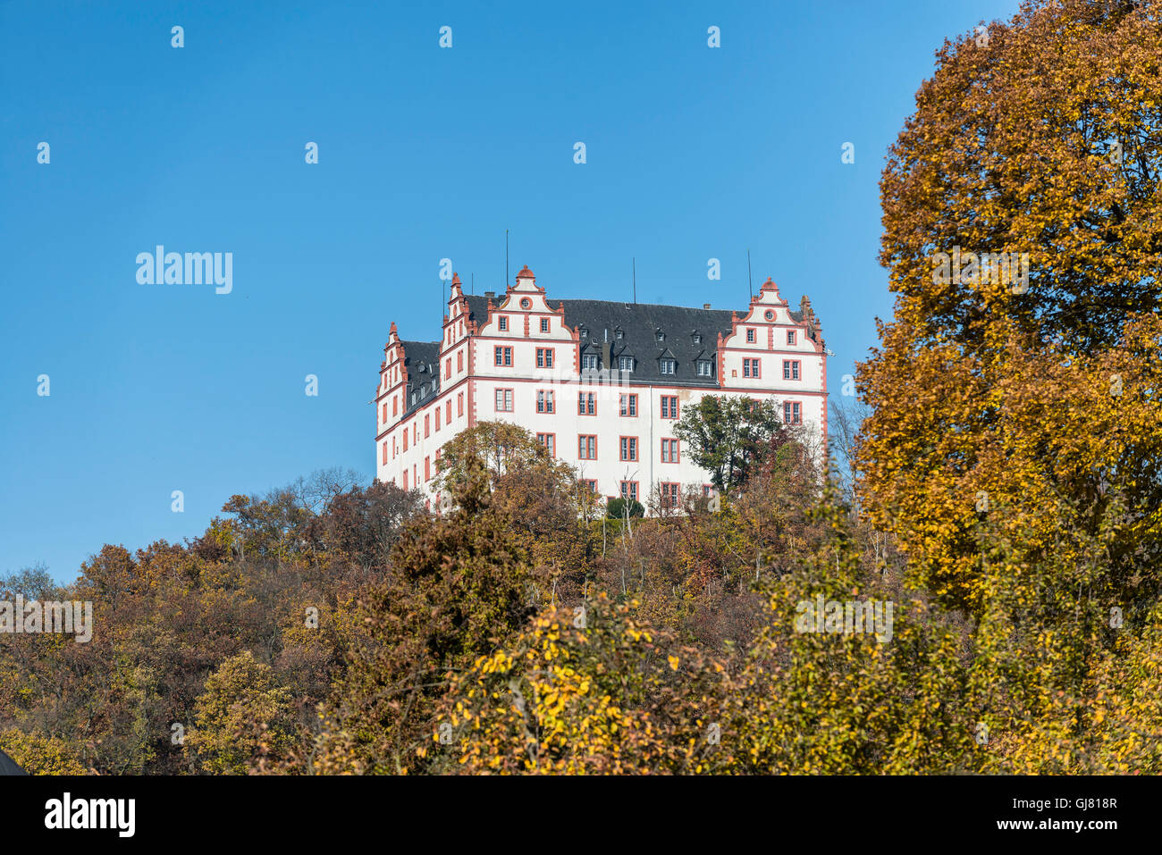 Lichtenberg, Hesse, Germany, Lichtenberg Castle in the Odenwald Stock ...